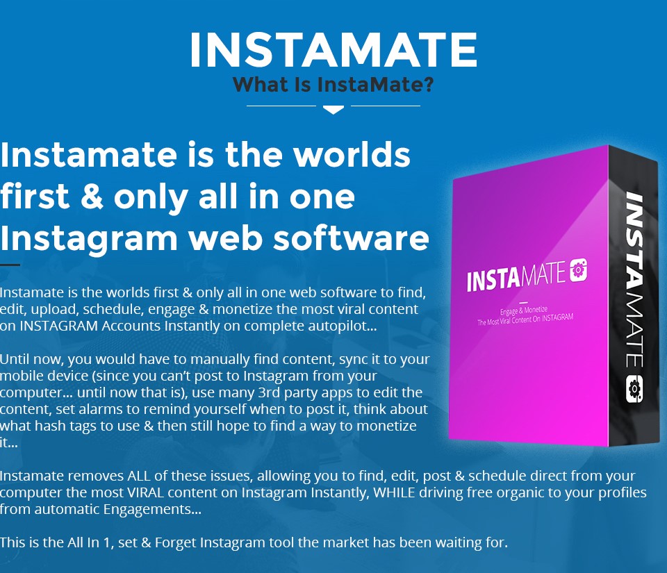 Instamate - Internet Marketing Success