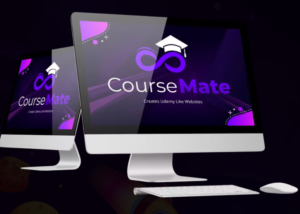 CourseMate – 3-Click Software That Creates “Udemy Like Website”