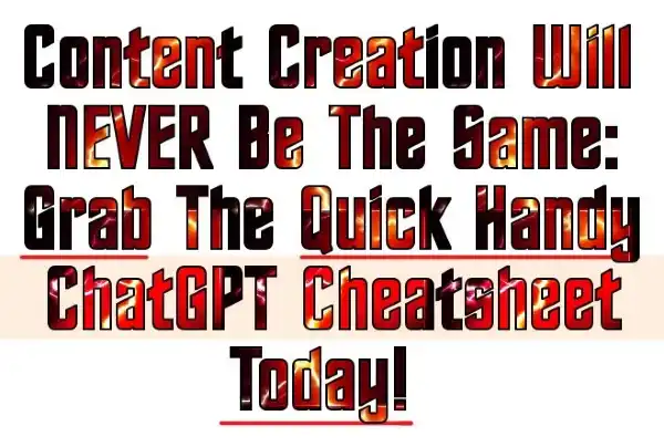 CGPT: ChatGPT Power Cheatsheet/Giveaway Rights - Internet Marketing Success CGPT: ChatGPT Power Cheatsheet/Giveaway Rights - Internet Marketing Success