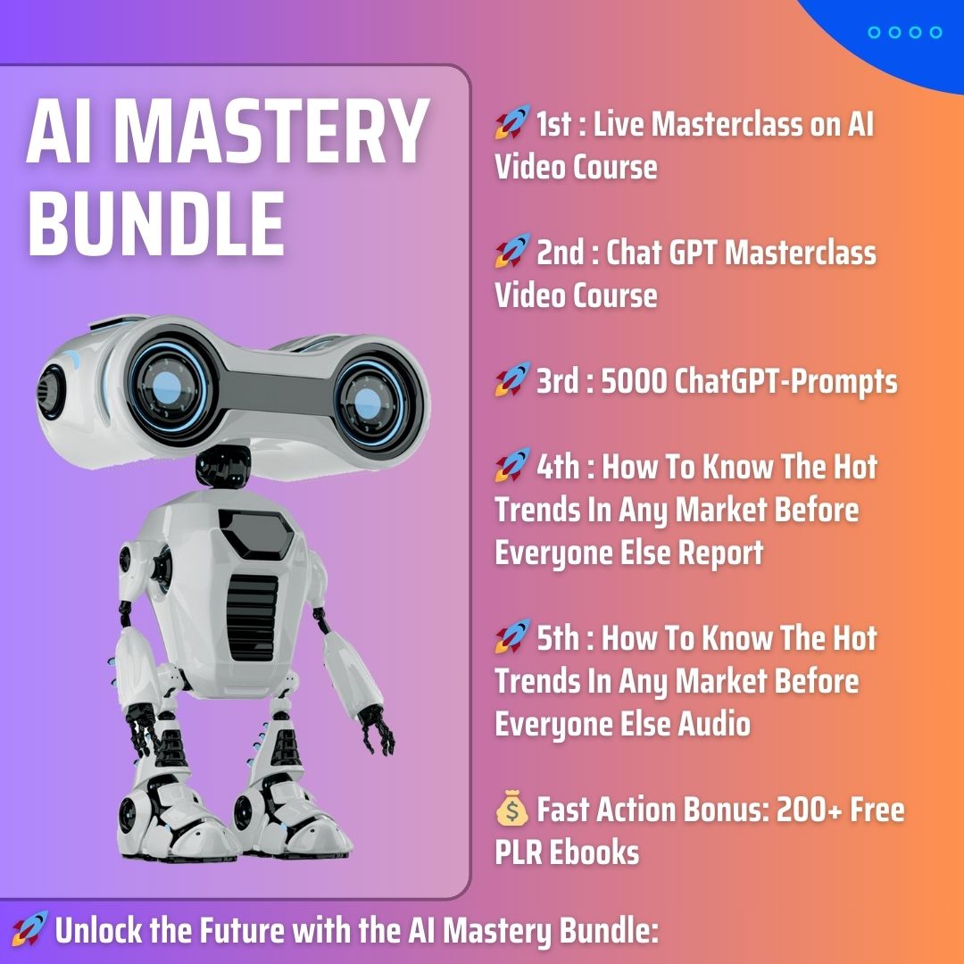 AI Mastery Bundle – Live Masterclass on AI Video Course – Internet ...